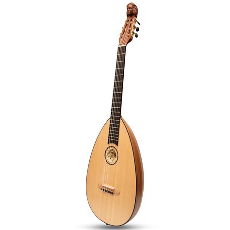 Lute Guitar 6 String Variegated Lacewood Rosewood Muzikkon