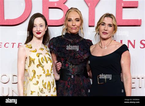 Andrea Riseborough Toni Collette And Kate Winslet Pose For