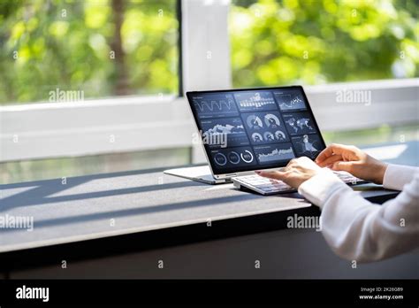KPI Dashboard Data Analytics Stock Photo Alamy