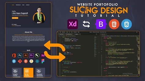 Ngobar1 Slicing Design Adobe Xd Menjadi Code Html Css Bootstrap 5 Membuat Website