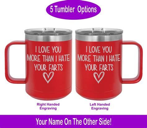 Funny Fart Tumbler Fart Humor Custom Travel Mug Farting Tumbler