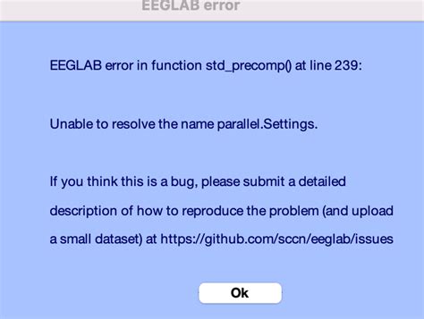 EEGlab Study Creation Error Issue 441 Sccn Eeglab GitHub