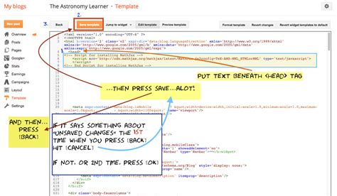 Mathjax On Blogger