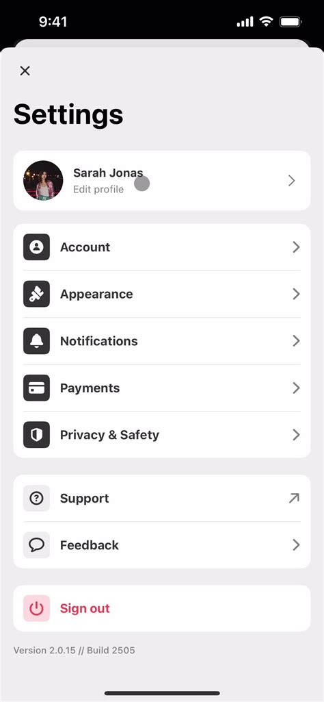 Substack Settings Screenshot