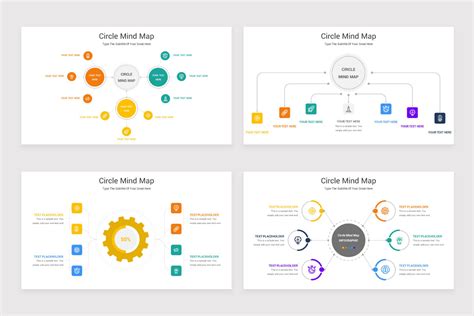 Circle Mind Map Diagram Powerpoint Template Nulivo Market