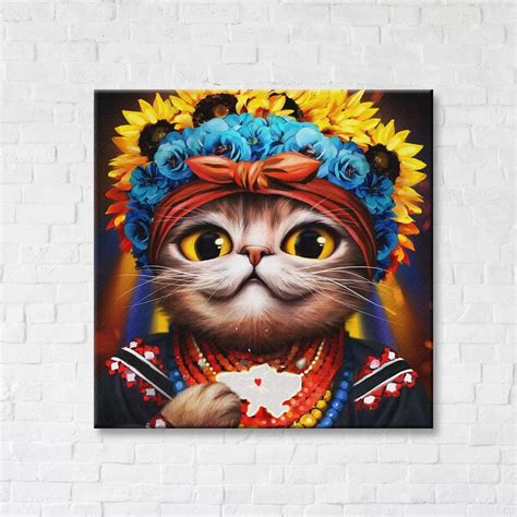 Киця авторка ©марінна пащук — ціна 280 грн у каталозі Постери Купити товари для дому та побуту