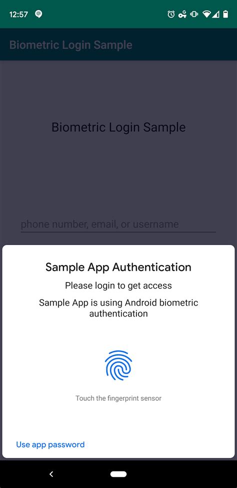 Deprecated Login With Biometrics On Android Android Developers
