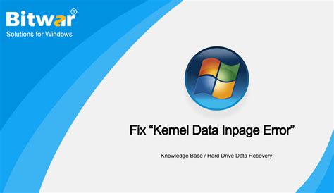 Solved Windows Stop Code Kernel Data Inpage Error Bitwarsoft