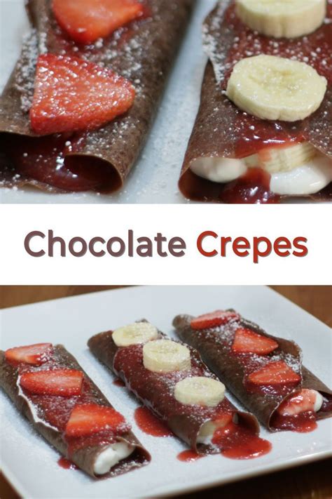 Chocolate Crepes Recipe In The Kitchen With Matt Recipe Chocolate