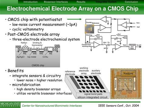 Ppt Biomimetic Interfaces For A Multifunctional B Iosensor Array Microsystem Powerpoint