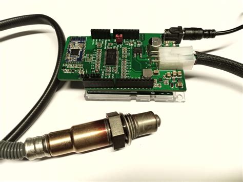 Wideband Lambda Sensor Control Shield For Arduino With Integrated Bluetooth 40 And Safely