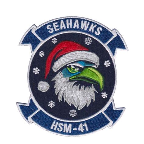 Hsm 41 Seahawk Patch Helicopter Maritime Strike Squadron 41 Patches