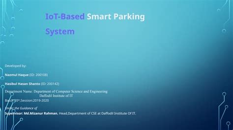 iot based smart parking system using ai[1] pptx
