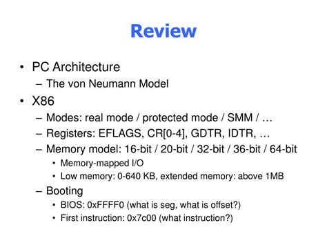 Ppt Xv6 Boot And Os Structure Powerpoint Presentation Free Download Id6835847