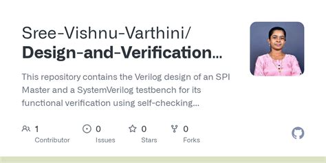 Github Sree Vishnu Varthinidesign And Verification Of Spi Master This Repository Contains