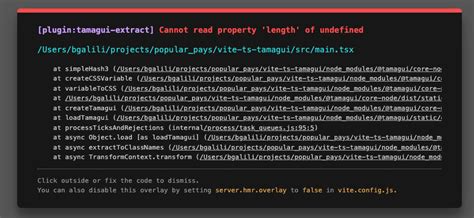 Bug Vite Ts Tamagui Project Cannot Be Started · Issue 291