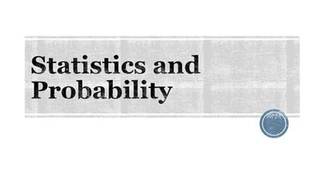 Statistics And Probability Basic Probabilitypdf