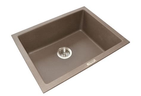 Kitchen Granite Sink Gks 6146 Metalic Brown Single Bowl Granite