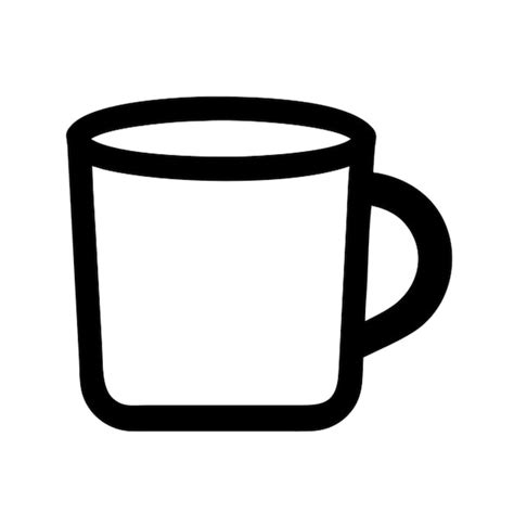 Mug Icon Premium Ai Generated Vector