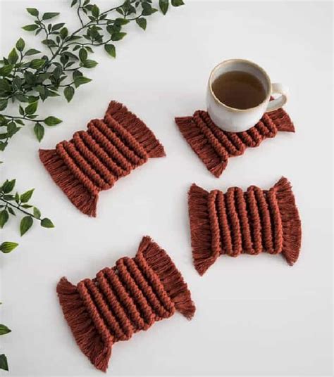 25 Diy Macrame Coaster Ideas Solar Living Savvy
