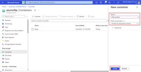 how to deploy a secure ftp sftp service on microsoft azure