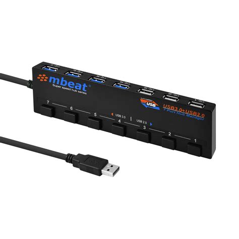 Mbeat Usb M Hub Port Usb Usb Hub With Individual Switch
