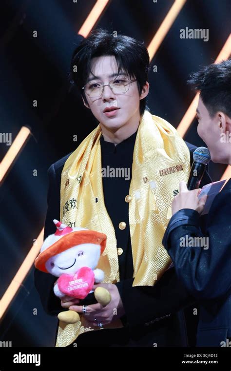 Chinese Singer Actor Liu Yuning Attends An Activity In Shanghai China