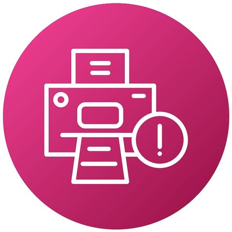 Premium Vector Vector Design Printer Error Icon Style