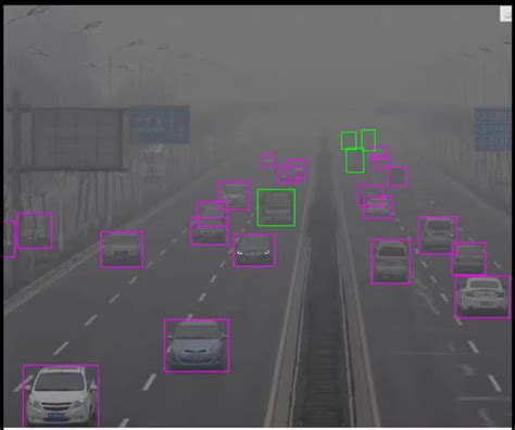 深度学习目标检测算法yolov5训练雾天行人车辆检测数据集模型 基于yolov5的雾天行人车辆检测，识别雾天车辆及行人的检测基于深度学习的雾