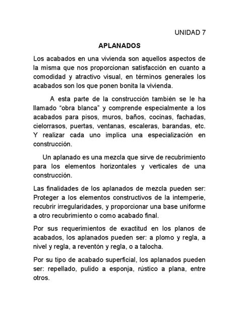 Unidad 7 Y 8 Materiales Pdf Pintar Loseta