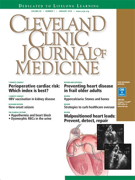 Idiopathic Hypercalciuria Can We Prevent Stones And Protect Bones Cleveland Clinic Journal