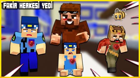 Dev Fakİr Şehİrdekİ Herkesİ Ve Kerem Komİserİ Yuttu 😱😂 Minecraft