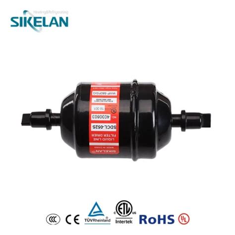 Sikelan Manufacturer Liquid Line Refrigeration Spare Parts Refrigerant Filter Drier Liquid