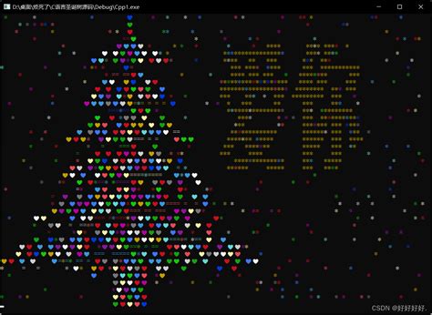 圣诞树图形程序 Csdn博客 圣诞树图形程序 Csdn博客