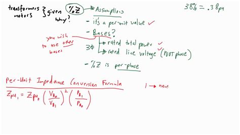 Electrical Pe Exam Per Unit Pu Conversion Youtube