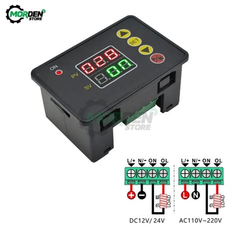 Programmable Digital Time Delay Relay Ac V V Dc V Normally Open Relay Module With Buzzer