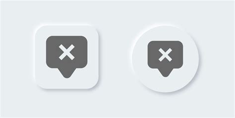 Block Chat Solid Icon In Neomorphic Design Style Message Signs Vector