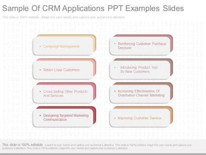 CRM Application Architecture PowerPoint Presentation And Slides SlideTeam