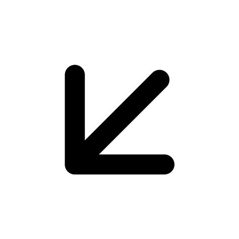 Left Small Down Vector Svg Icon Svg Repo