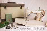 Singer Featherweight 221 Sewing Machine Tan Je150 The Singer