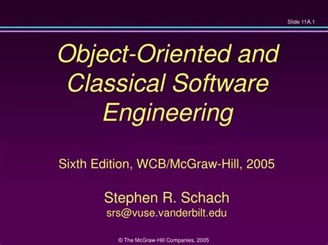 ppt object oriented and classical software engineering sixth edition wcb mcgraw hill 2005