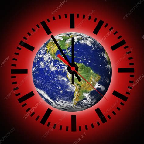 Doomsday Clock Conceptual Composite Image Stock Image F0377606