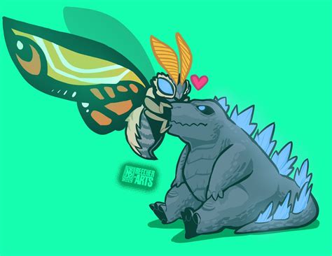 Fanart For Godzilla X Mothra