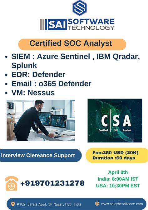Cyber Security Training And Placement On Linkedin Monday India Usa Soc Siem Cybersecurity