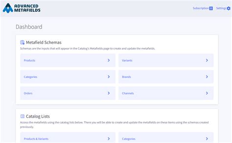 Advanced Metafields Ecommerce App