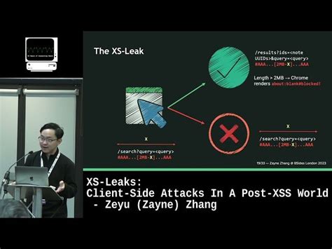 Free Video Xs Leaks Client Side Attacks In A Post Xss World From