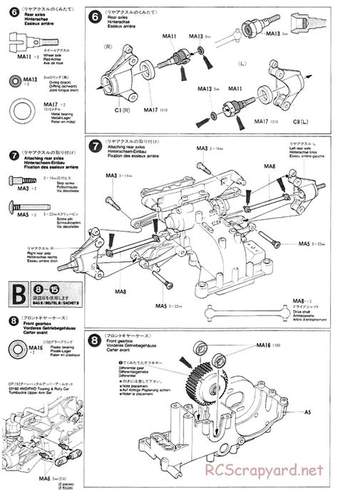 Tamiya TA 03F Chassis Cutdown Manual RCScrapyard Radio Controlled Model Archive