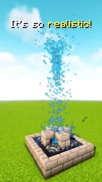 Minecraft 5 New Redstone Build Hacks Part 2 Realistic Foutain