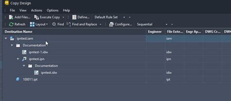 Vault Copy Design Does Not Show Related Documentation Of An Ipn