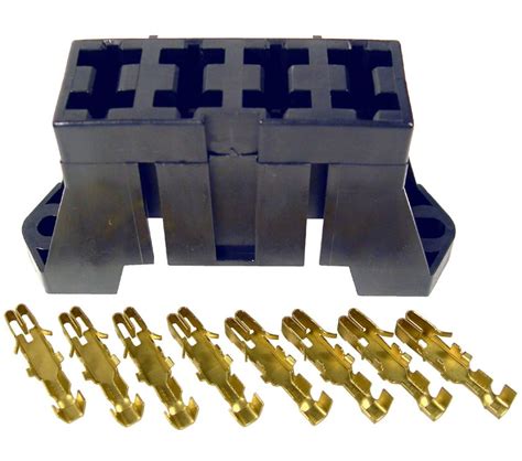Pico 0910a 4 Slot Fuse Block For Ato And Atc Blade Fuses Includes Terminals 25 Blocks Per